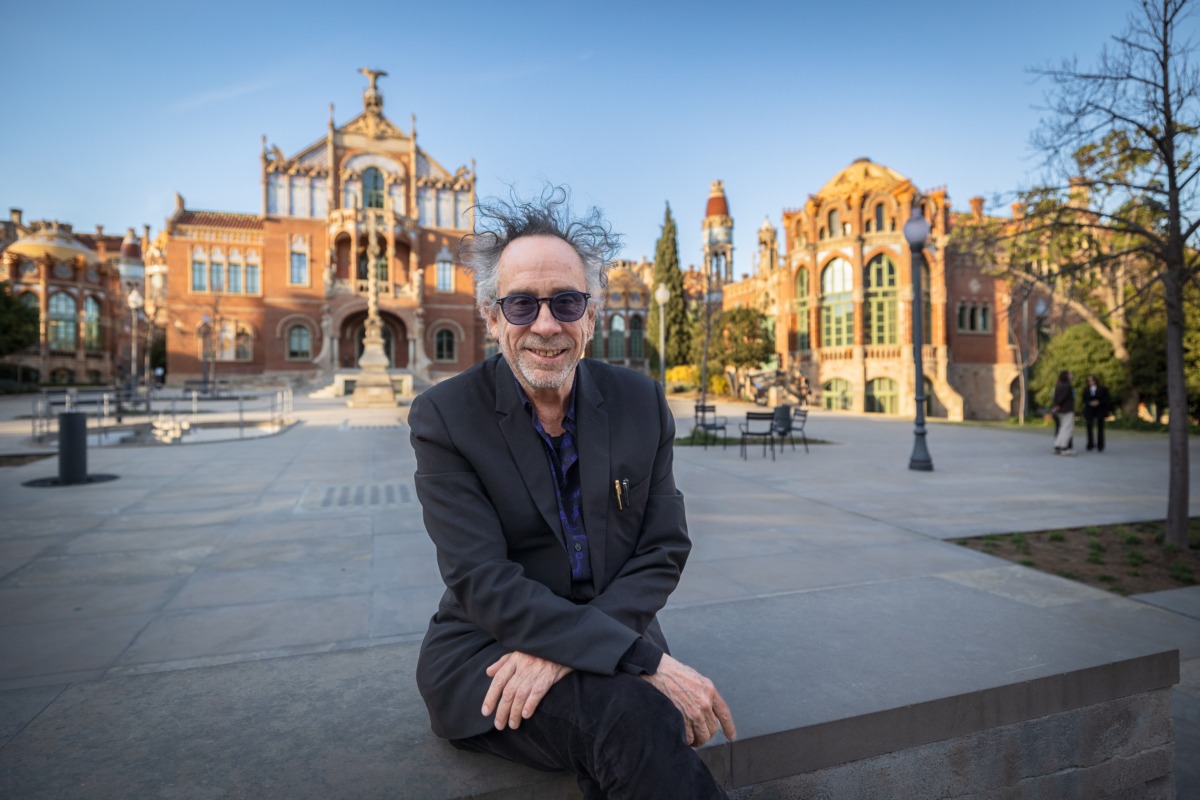 Tim Burton visita Barcelona amb motiu de l'estrena de l'exposició ...